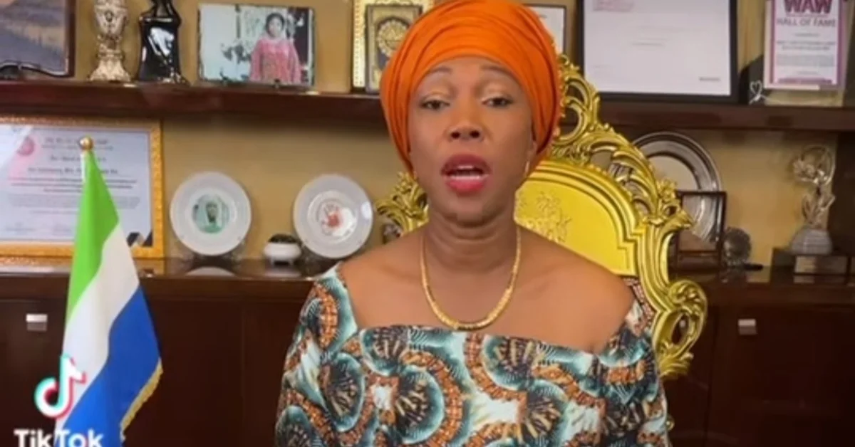 Sierra Leone’s First Lady Fatima Bio Vows to End Human Trafficking and ...