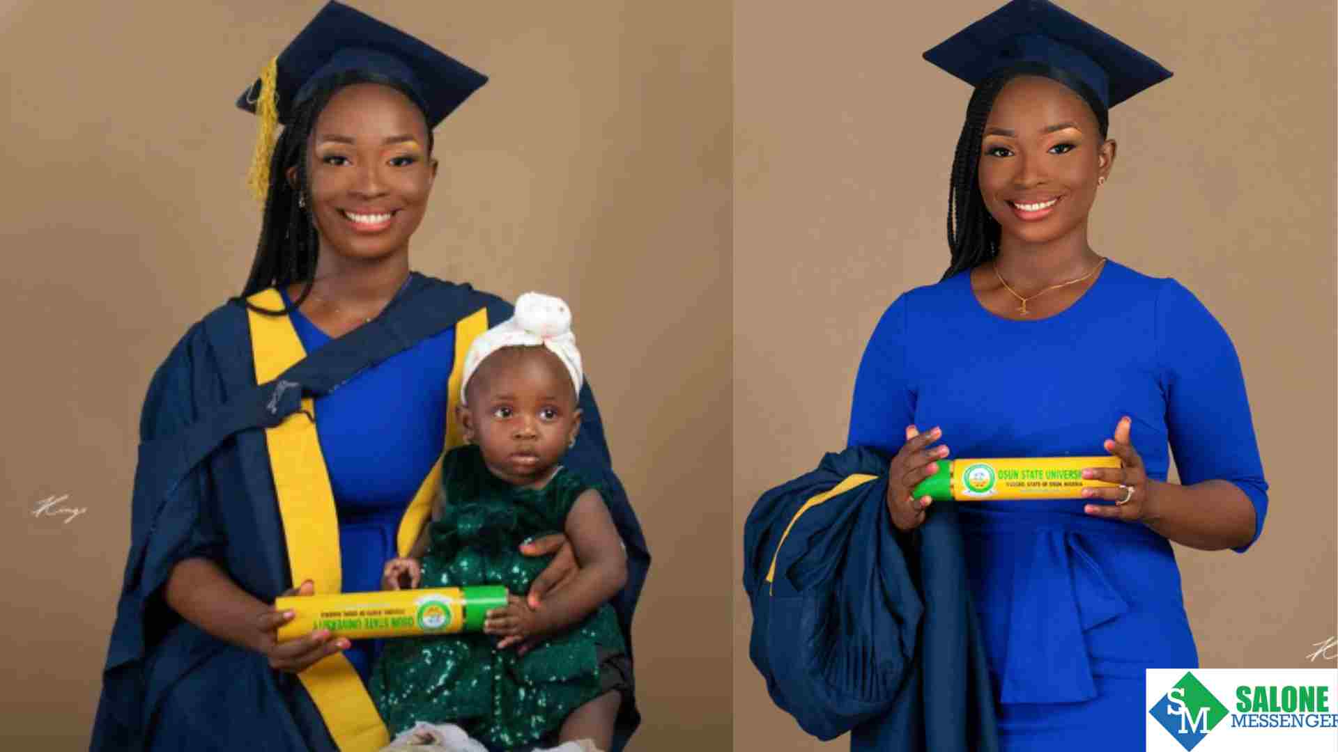 Meet Brilliant Young Mother Who Bagged Double First Class Honours In Law - Salone Messenger