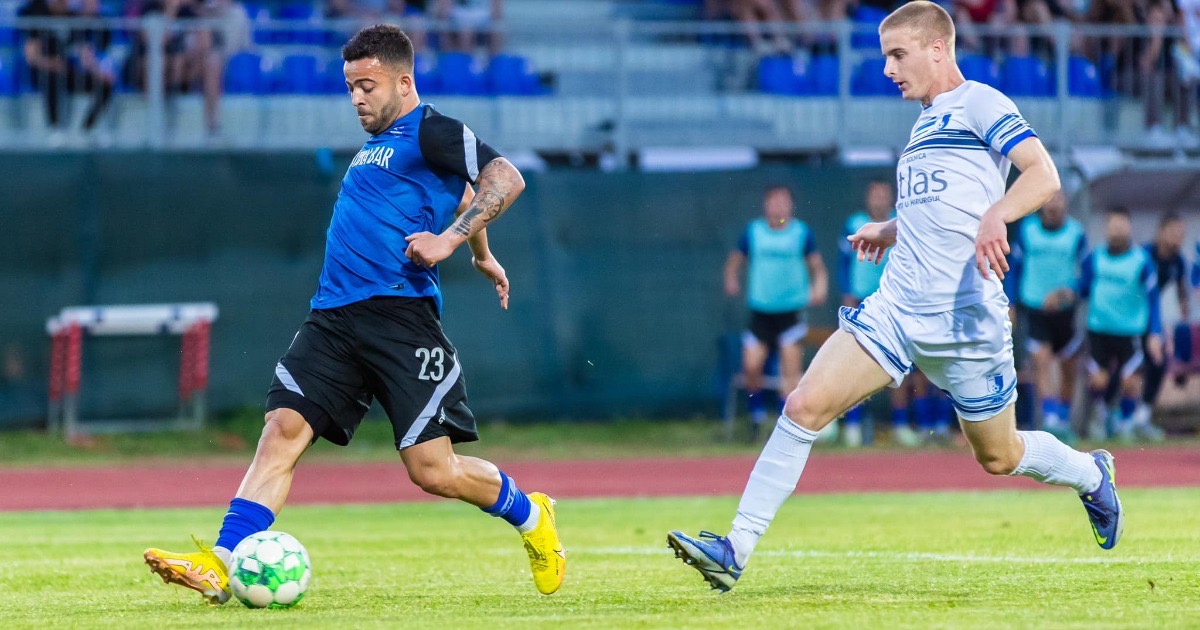 In the playoff, Rodney Michael scored his first goal for FK Mornar ...