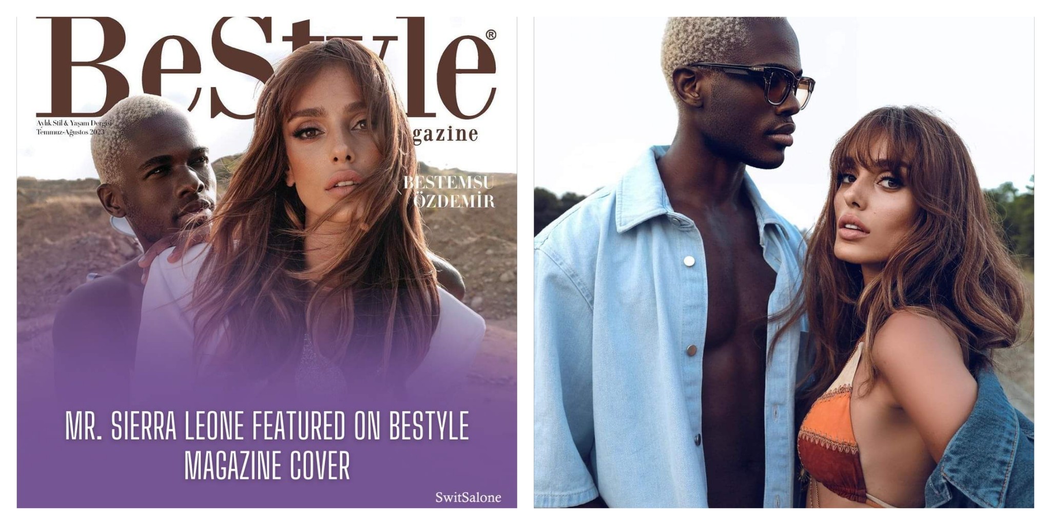 Uthman Issa Bangura, Mr. Sierra Leone, Shines on the Cover of BeStyle Magazine - Salone Messenger