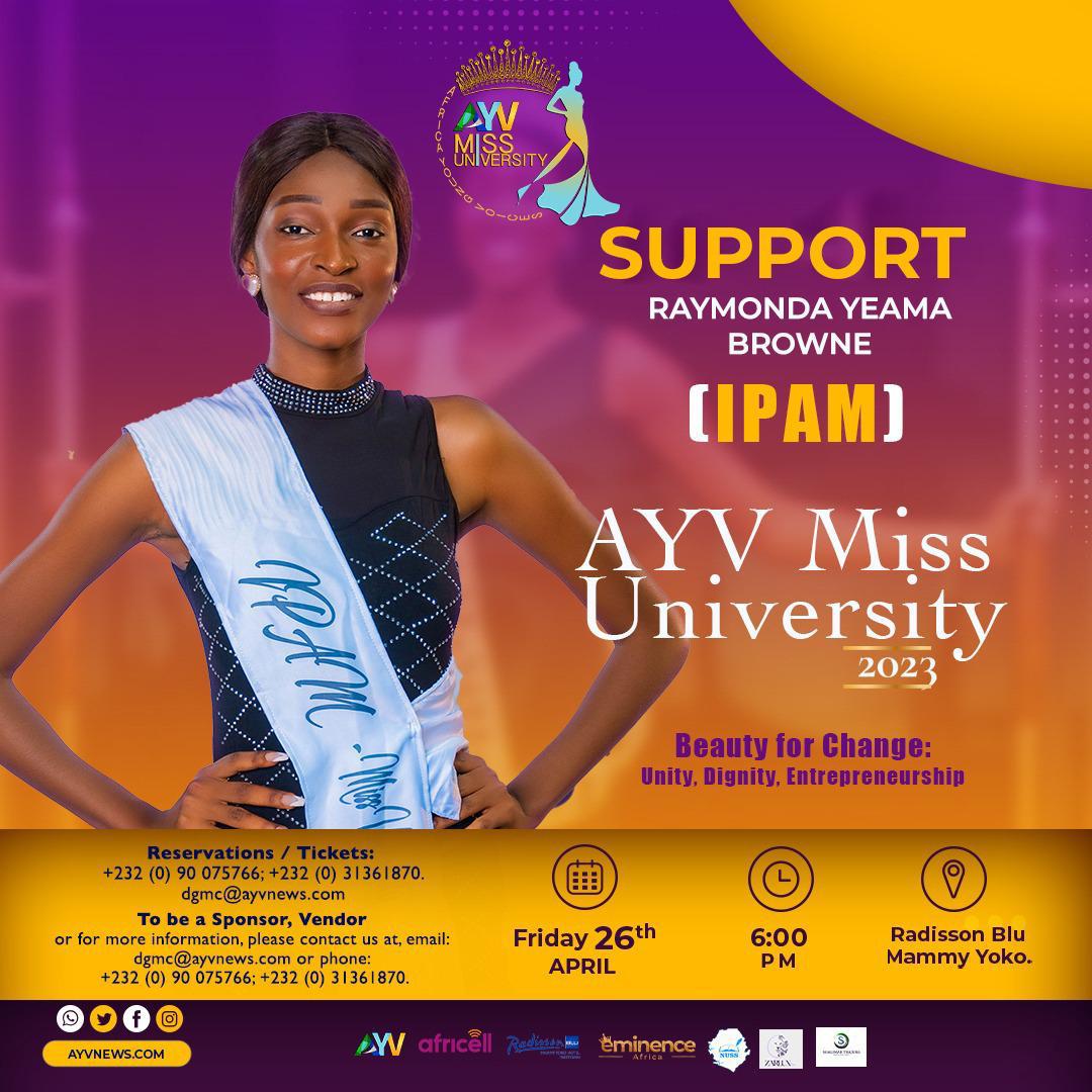 AYV Miss University 2023/2024: Meet Raymonda Yeama Brown, Contestant ...