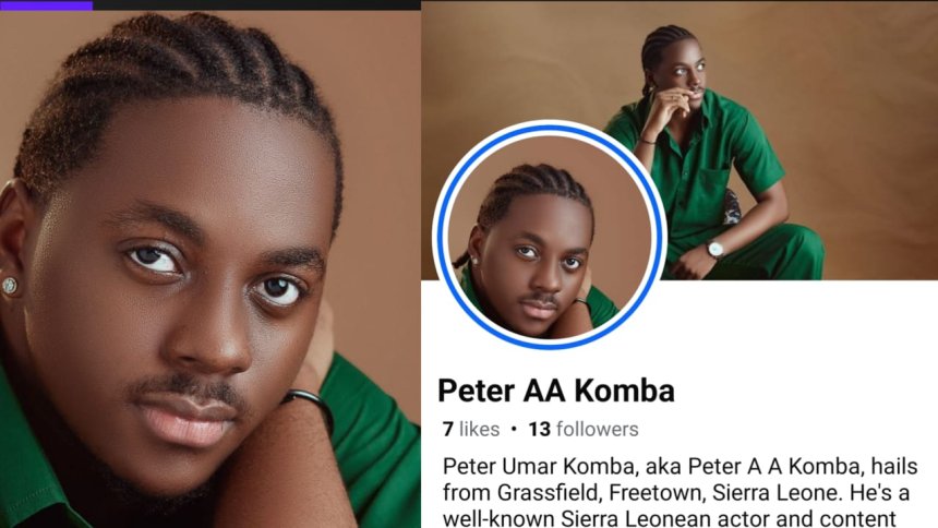 Peter A.A. Komba Launches Official Facebook Page for Fans - Salone ...